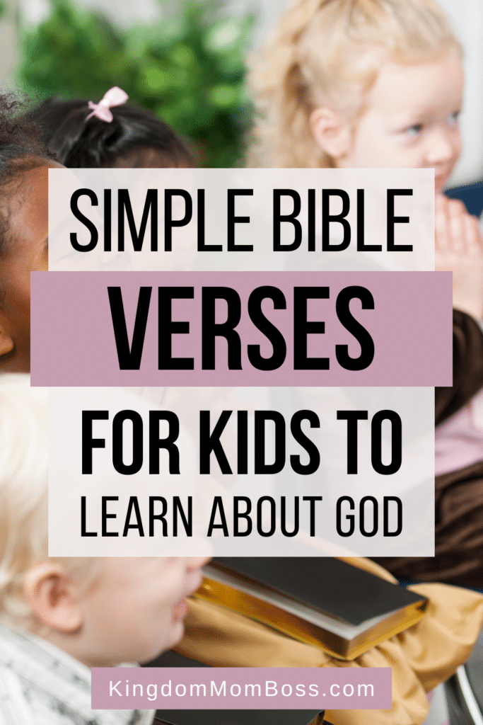 Short Bible Verses For Kids 40 Scriptures To Memorize