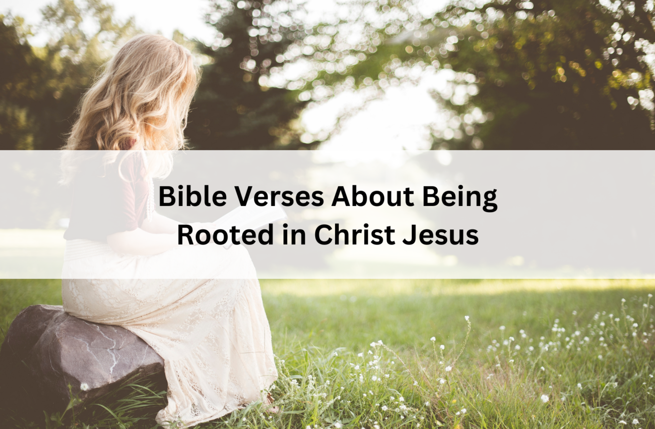 Bible Verses About Being Rooted in Christ Jesus