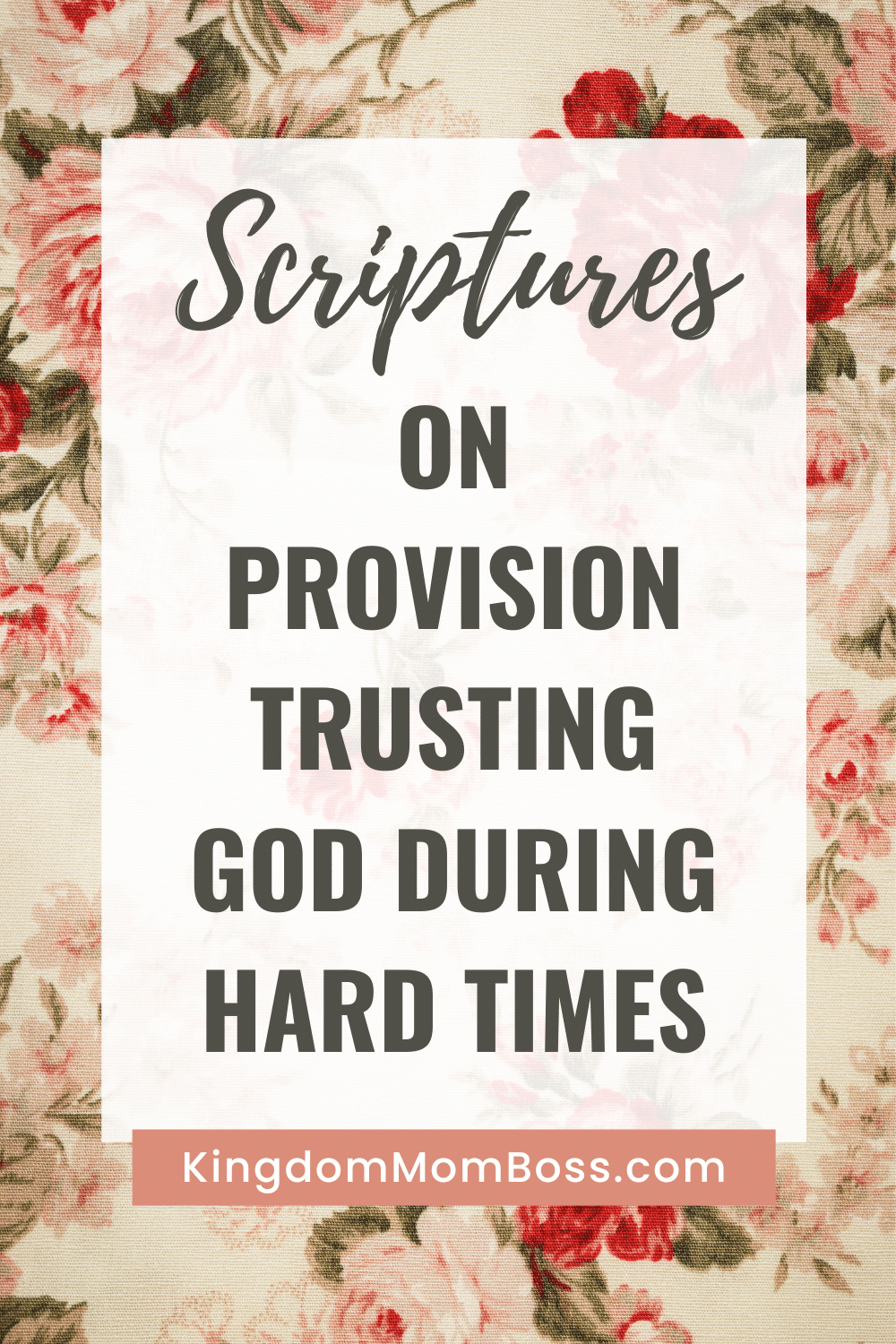 25 Bible Verses on Trusting in God's Provision