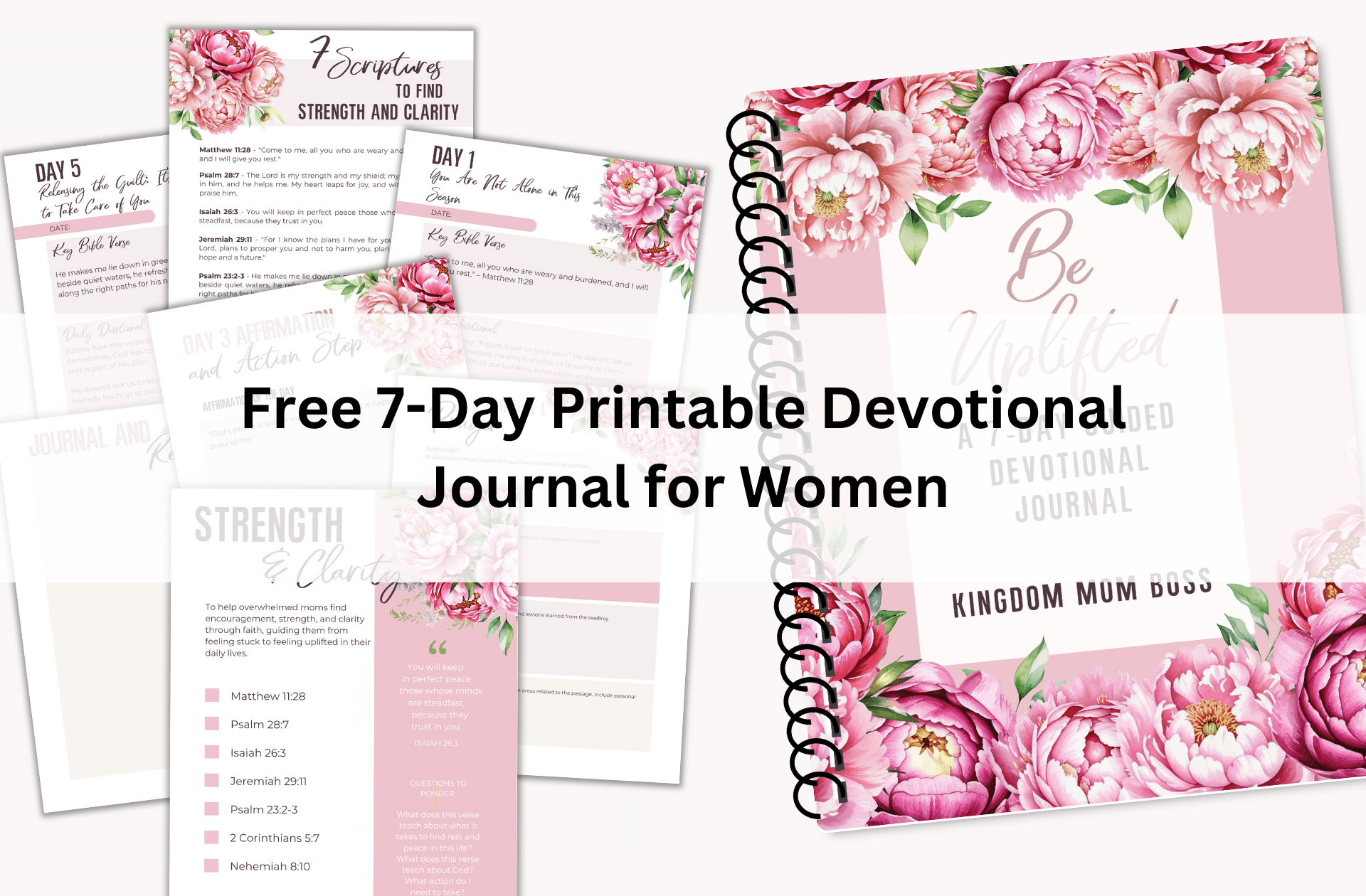 Free 7-Day Printable Devotional Journal for Women